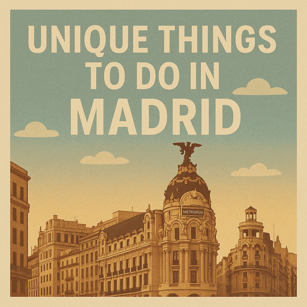 Unique things to do in madrid – Complete Guide (2026)