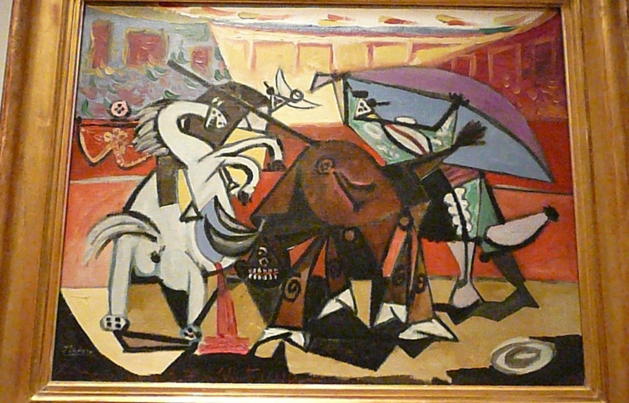 Picasso and bullfight