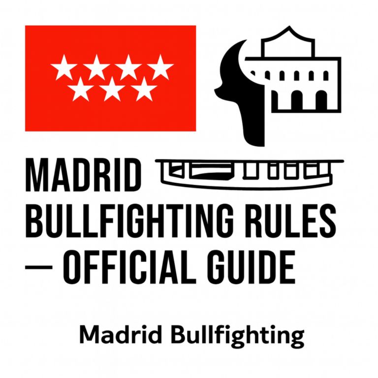 Madrid Bullfighting Rules– Official Guide
