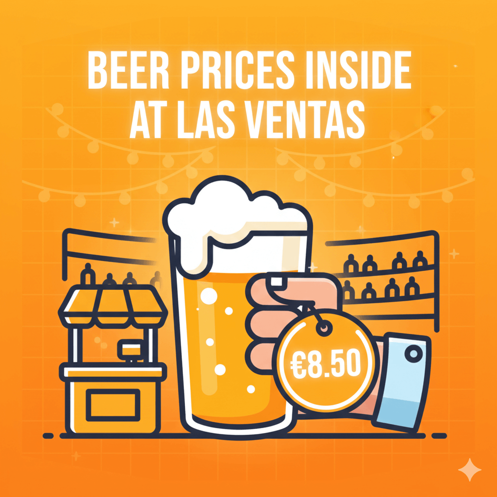 Beer Prices Inside at Las Ventas: How Much for Drinks?