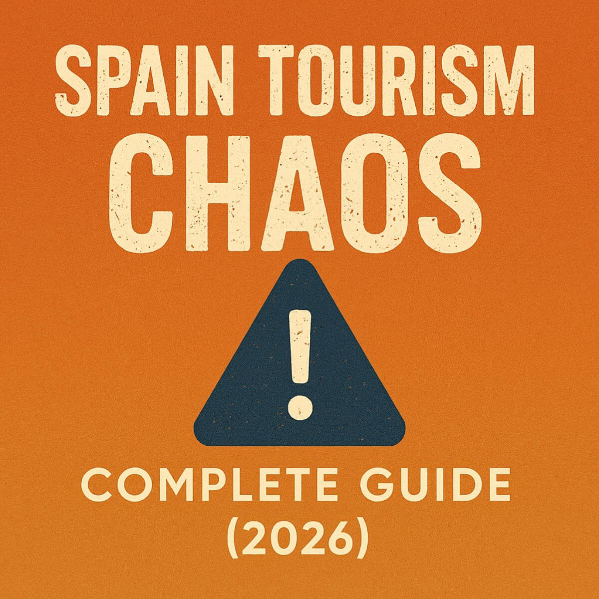 🌍Spain Tourism Chaos – Complete Guide (2026)