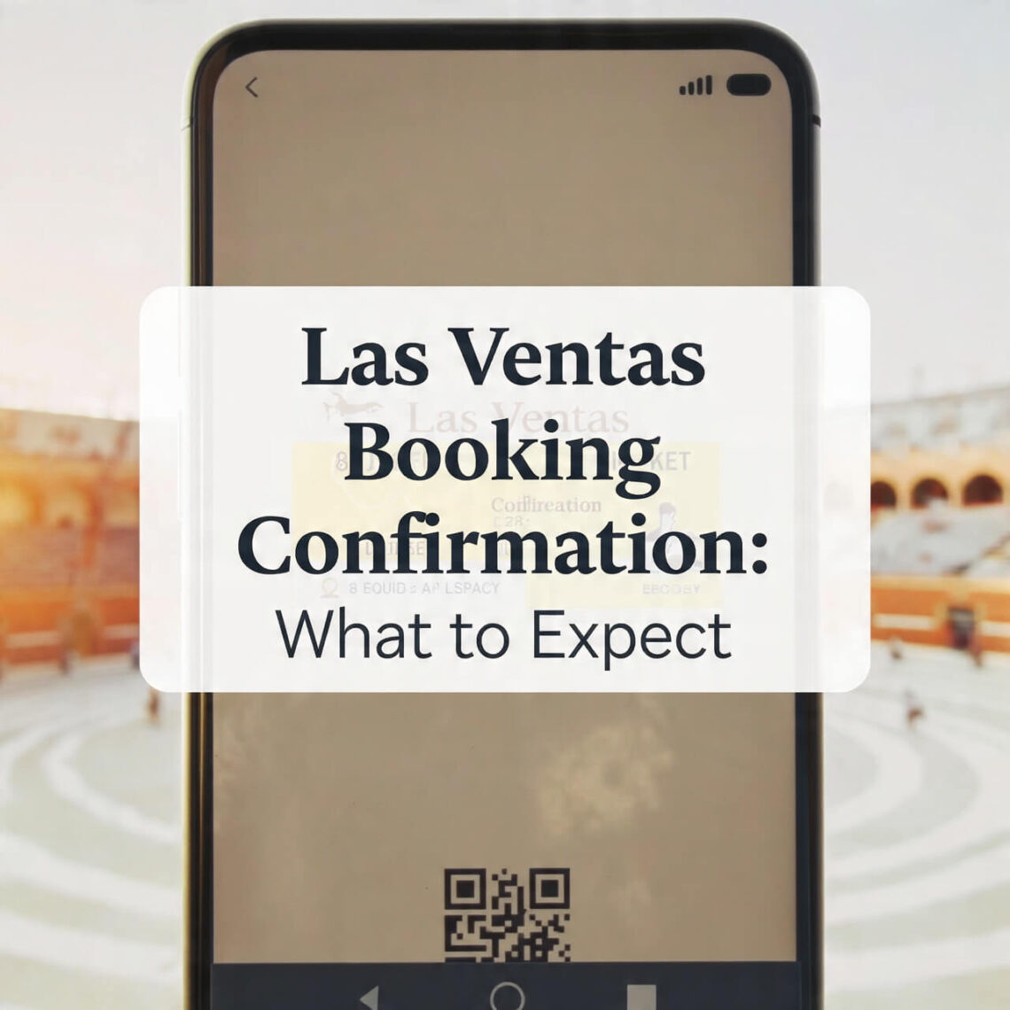 Las Ventas Booking Confirmation: What to Expect