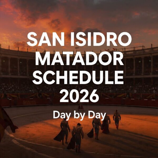 San Isidro Matador Schedule 2026: Day by Day